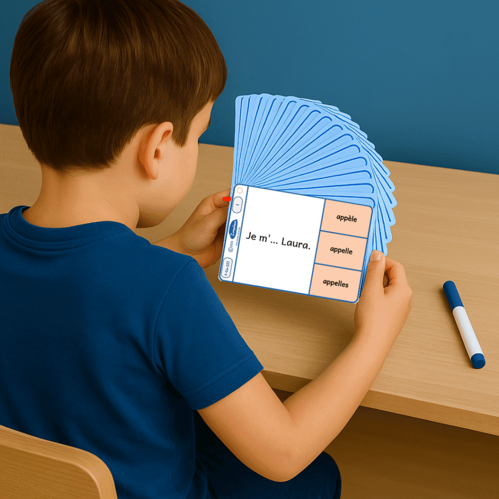 Conjugaison des verbes en -yer -eler -eter -cer -ger au présent