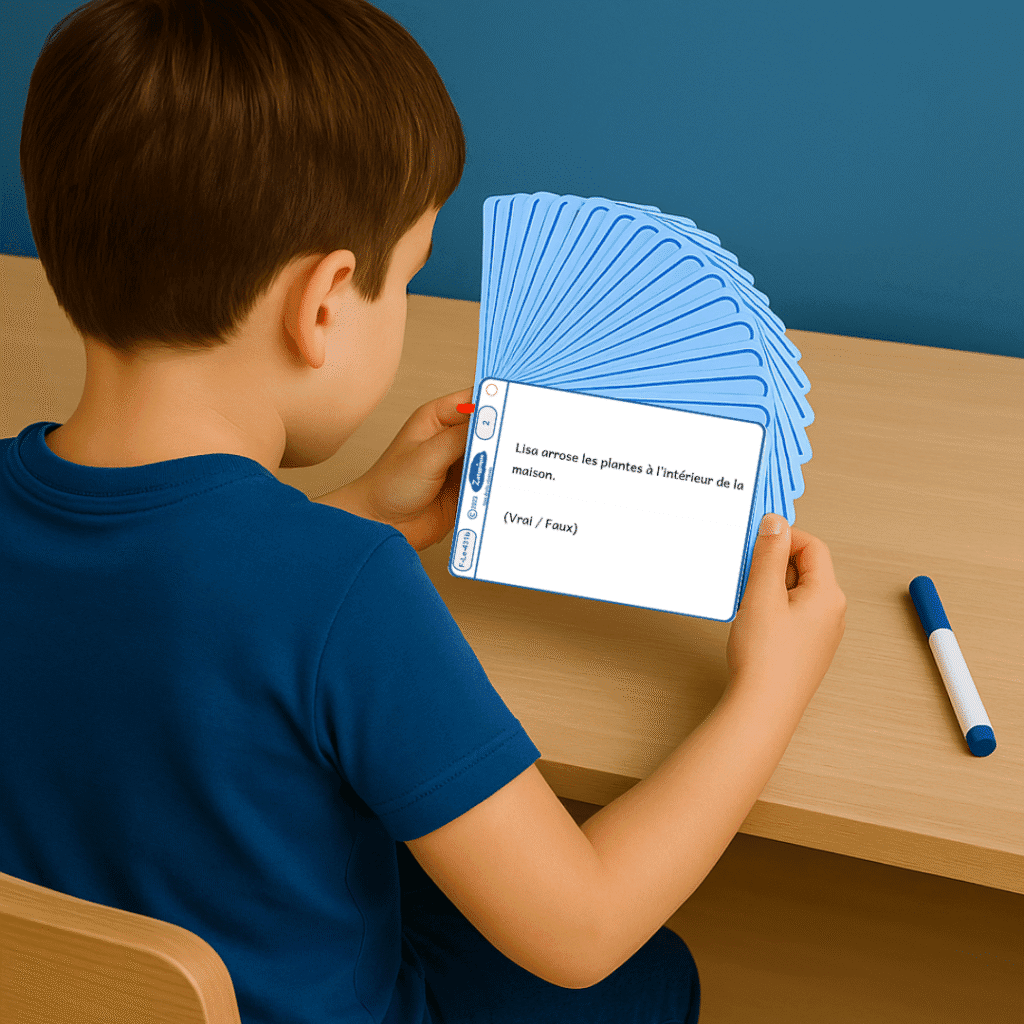 PDF compréhension lecture CP vrai faux autisme dys