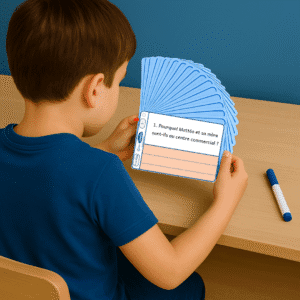 Fiches plastifiées compréhension lecture CE2 CM1 autisme dys